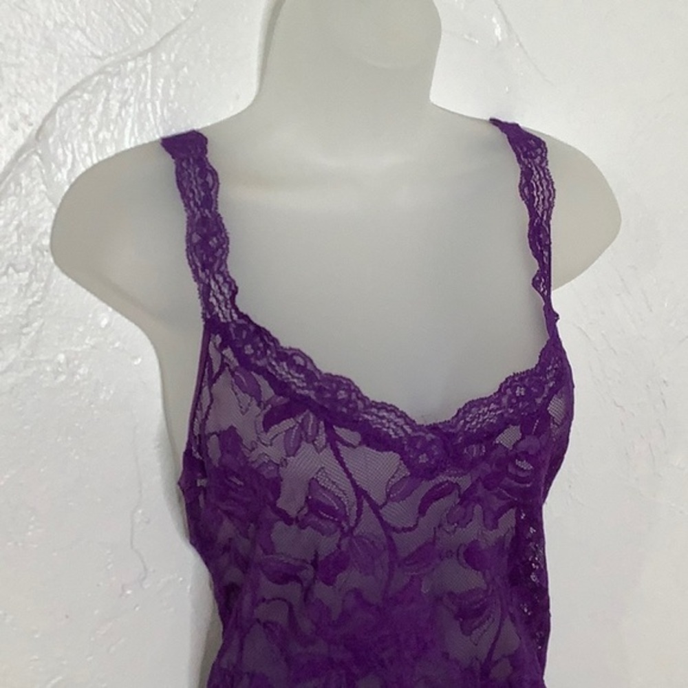 Victoria’s Secret Purple Shear Open Back Side Splits … - Gem
